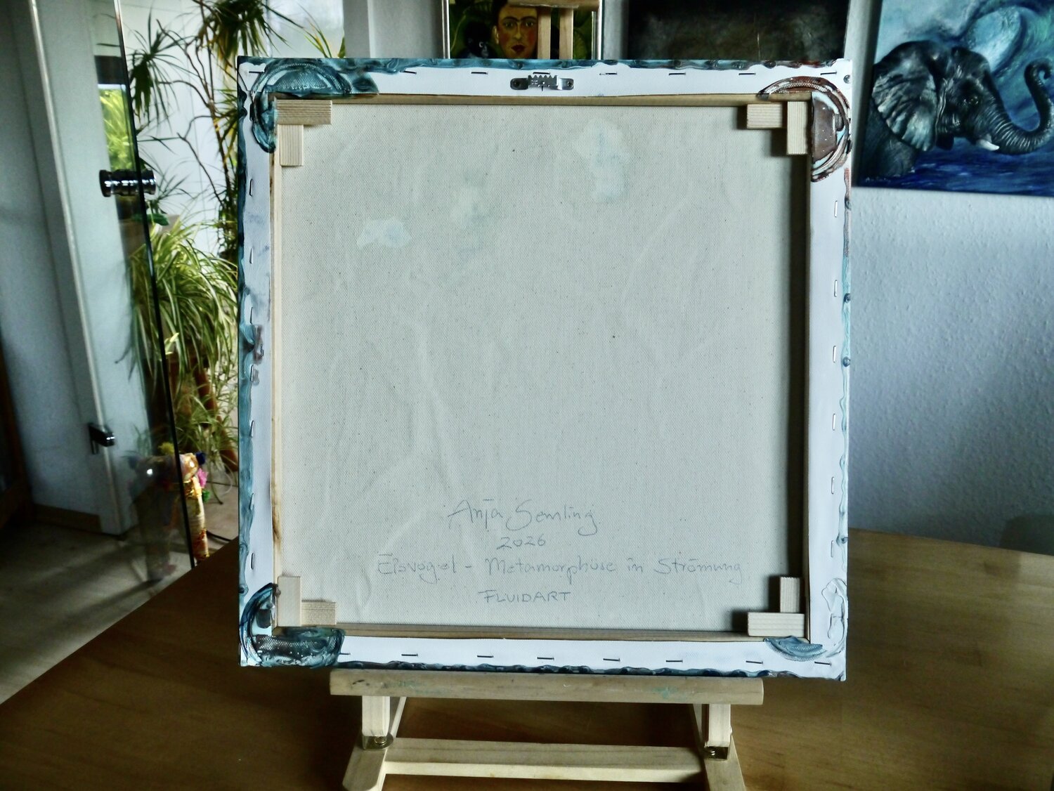 Eisvogel – Metamorphose der Strömung ( Fluid Art ) by Anja Semling ...