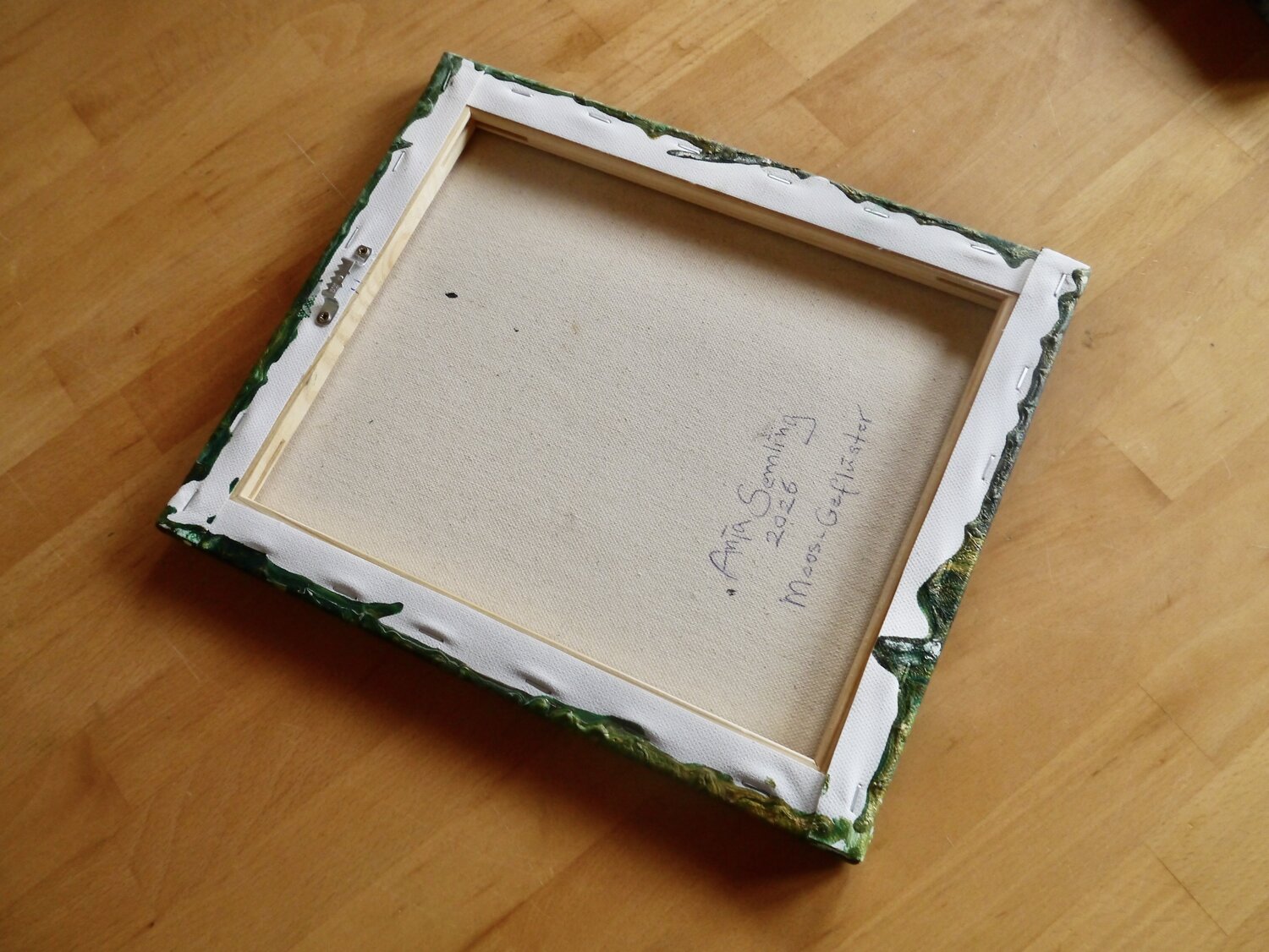 Moos-Geflüster ( Fluid Art ) by Anja Semling (2026) : Painting Acrylic ...