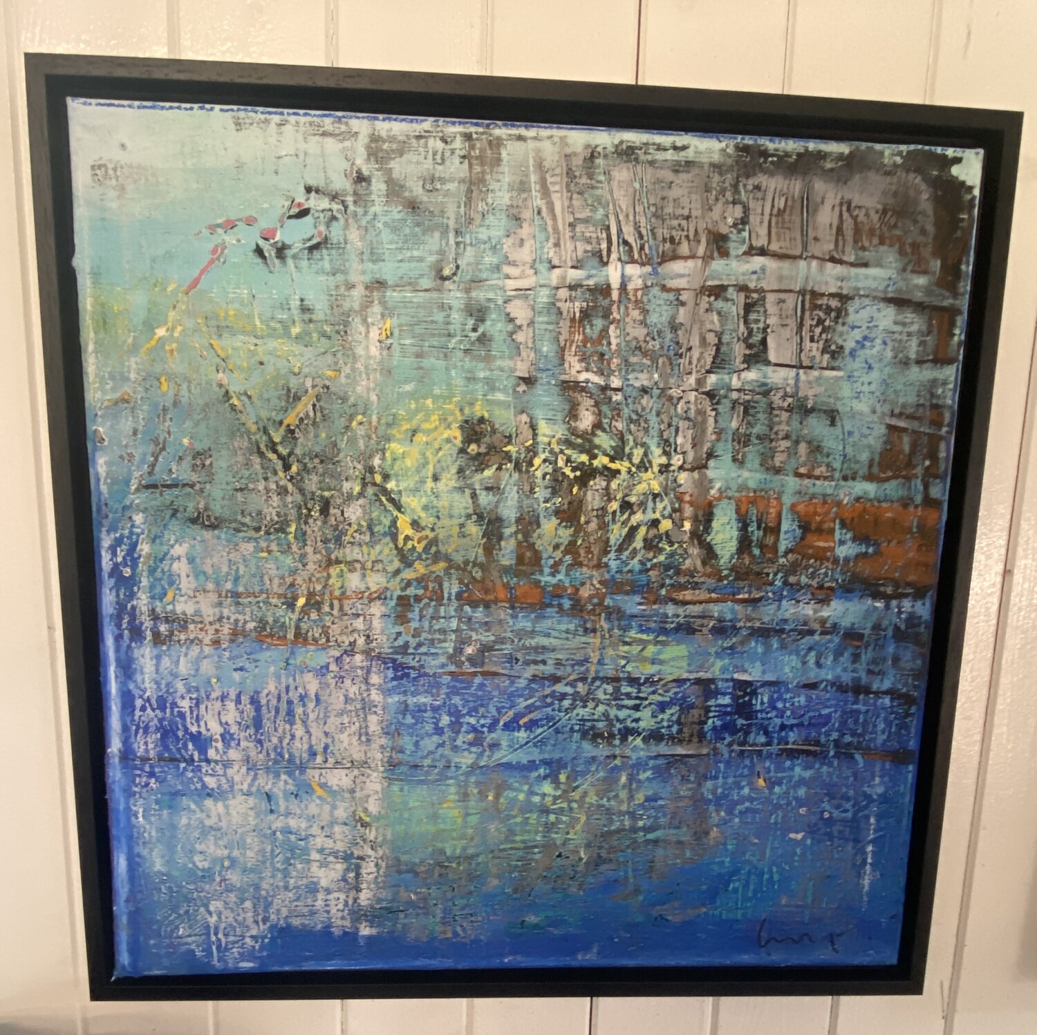 rainy day by Dieter Langer (2025) : Painting Acrylic, Oil Pastel on ...