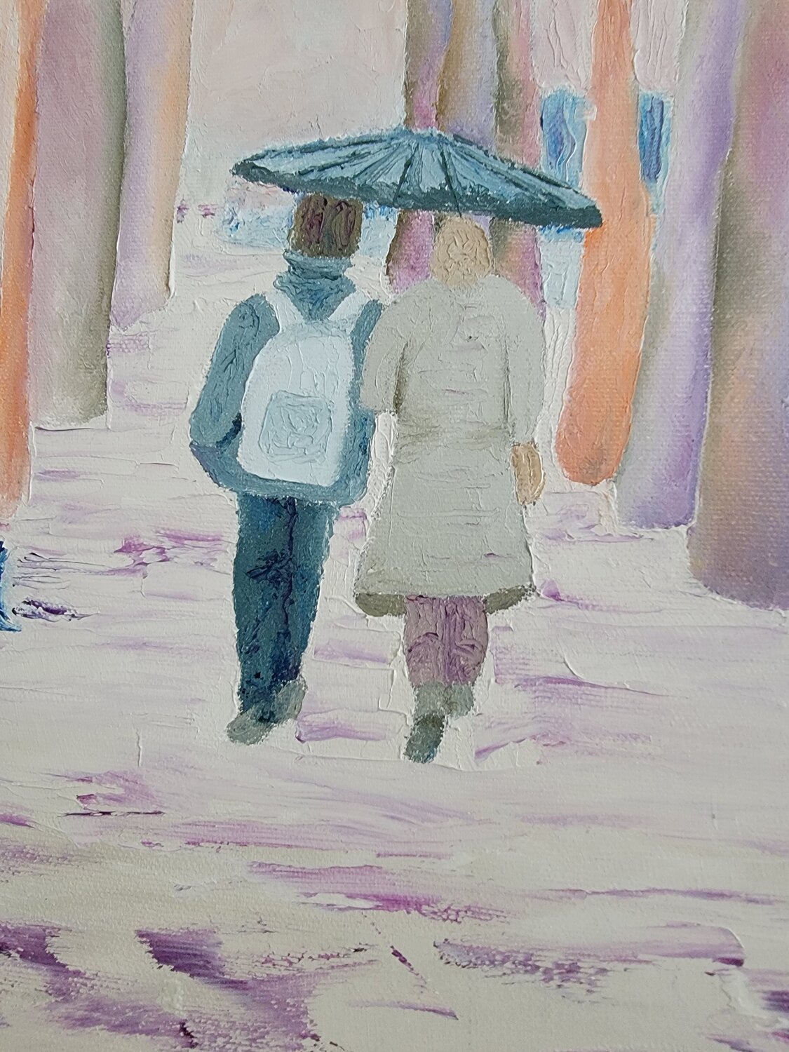 Pathway Through The Trees de Barbara Bugg (2025) : Peinture Huile sur ...