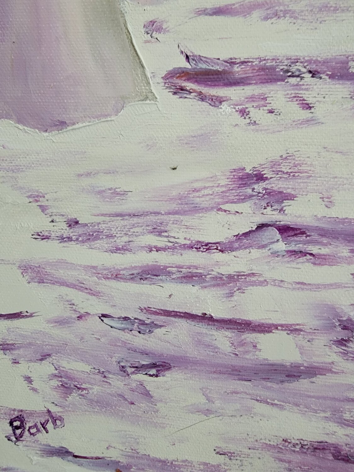 Pathway Through The Trees von Barbara Bugg (2025): Malerei Öl auf ...