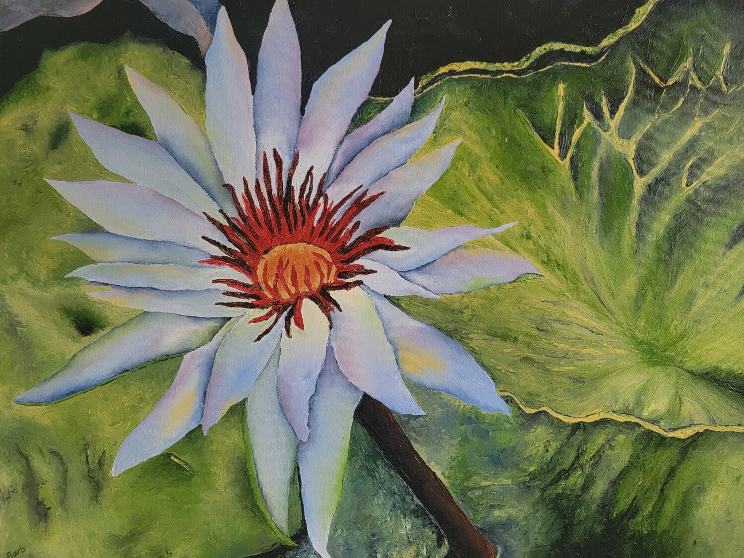 Tranquility by Barbara Bugg (2024) : Painting Oil on Canvas - Singulart