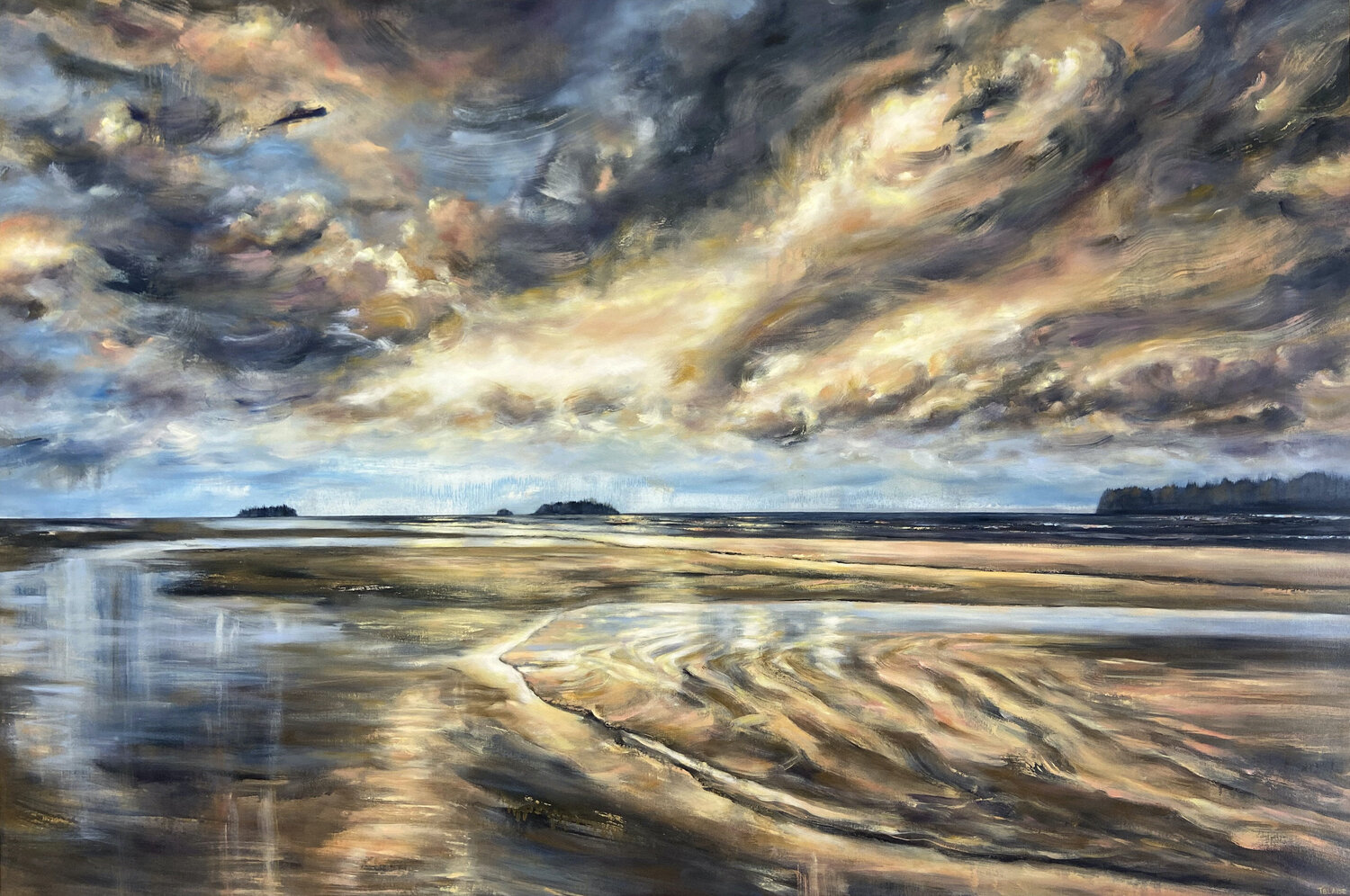 Levitate by Tiffany Blaise (2023) : Painting Oil, Wax on Canvas - Singulart