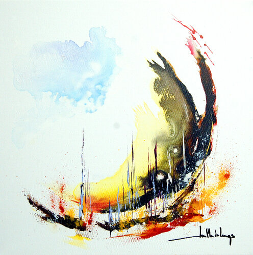 ECLAT DU LEVANT by Jean-Claude Lannes (2025) : Painting Acrylic on ...