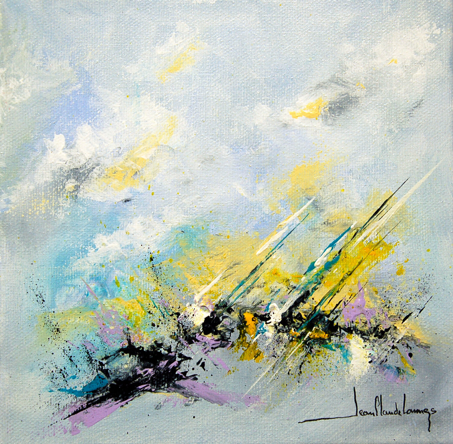 SERIE 20-2023 N°4 by Jean-Claude Lannes (2023) : Painting Acrylic on ...