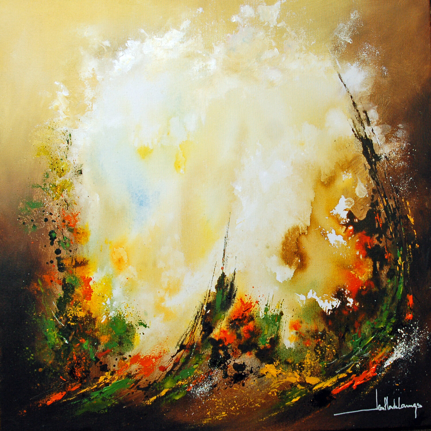 REVELATION de Jean-Claude Lannes (2024) : Peinture Acrylique, Encre sur ...