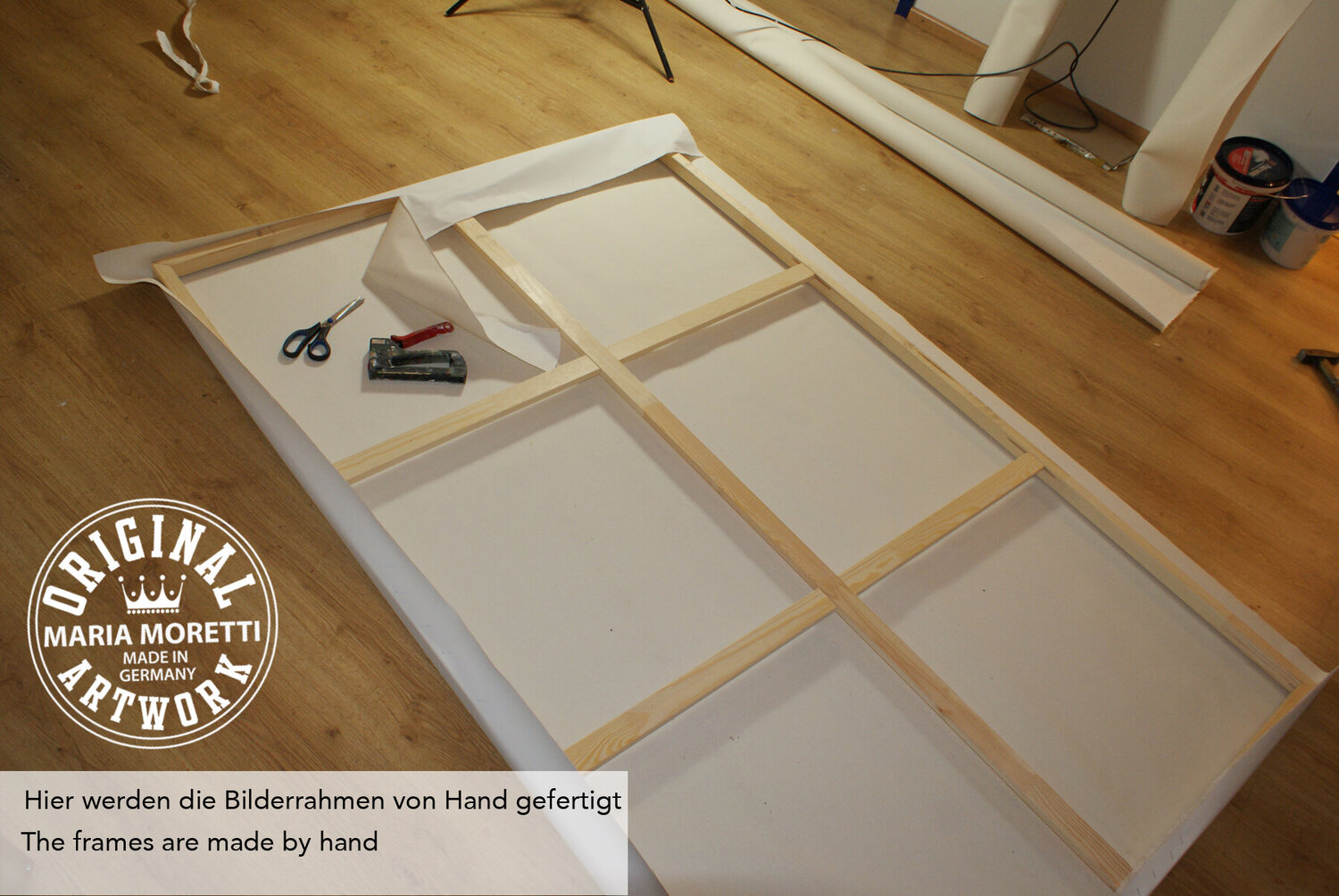 Geometric story by Maria Moretti (2022) : Painting Oil on Canvas ...