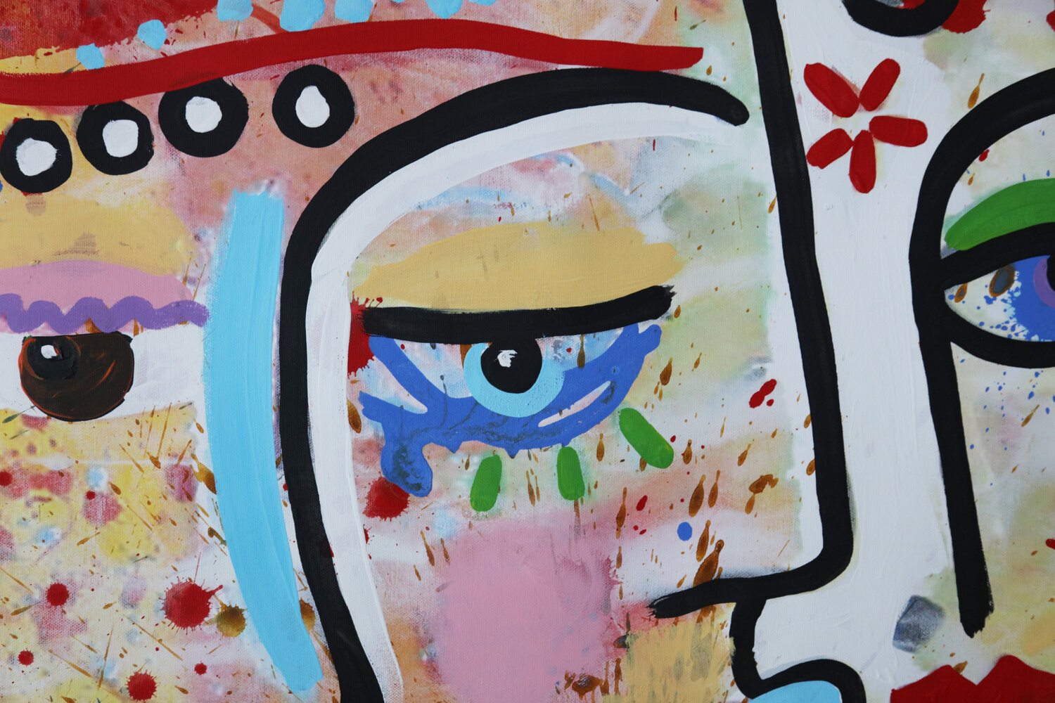 Constellation by Maria Moretti (2022) : Painting Acrylic, Oil on Canvas ...