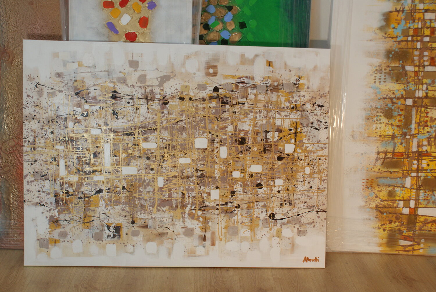 Pleasure by Maria Moretti (2023) : Painting Acrylic, Lacquer on Canvas ...