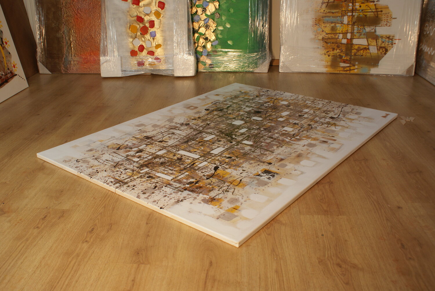 Pleasure by Maria Moretti (2023) : Painting Acrylic, Lacquer on Canvas ...