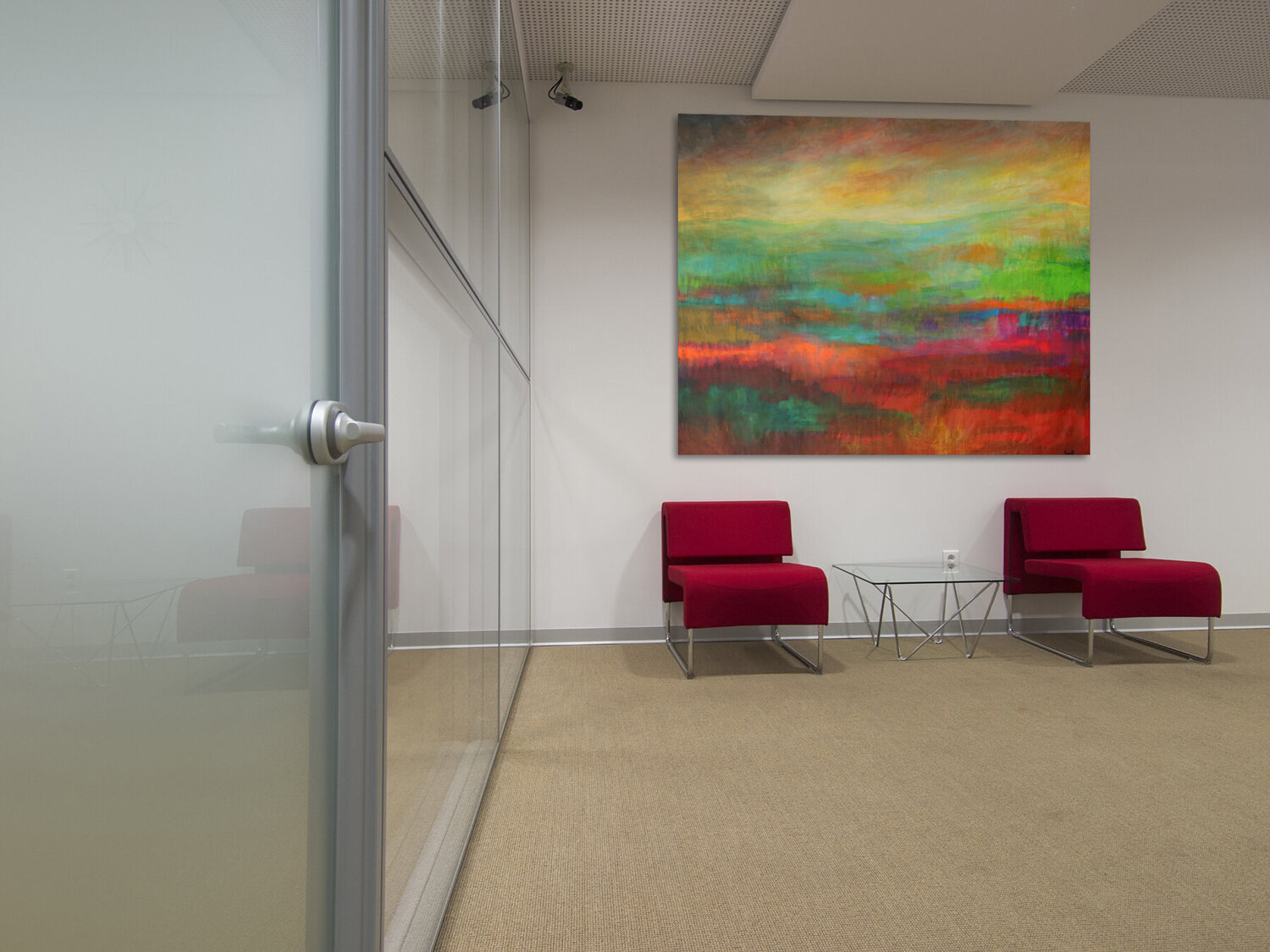 Wide landscape in italy by Maria Moretti (2023) : Painting Oil on ...