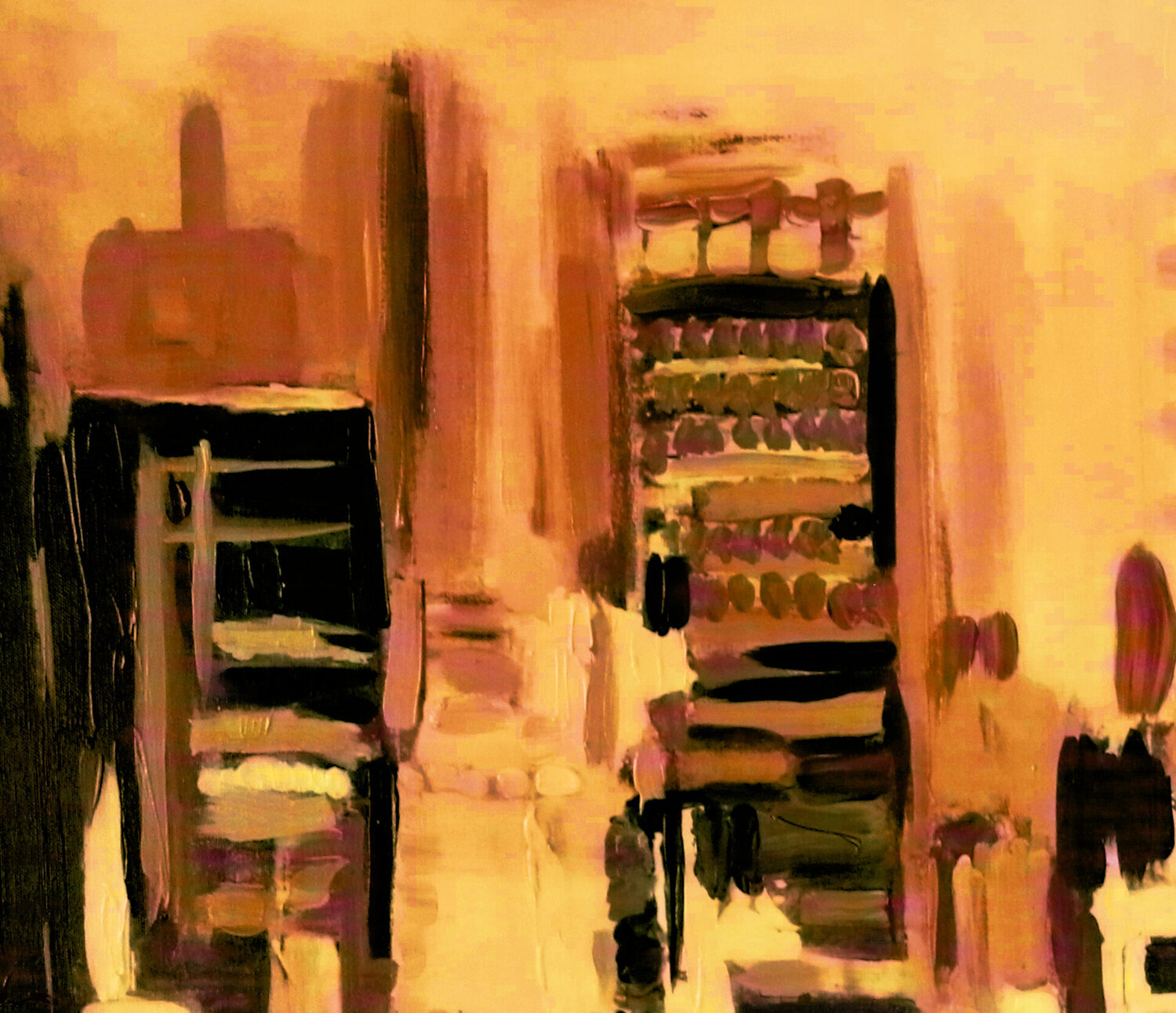 Urban legend de Maria Moretti (2023) : Peinture Acrylique, Huile sur ...