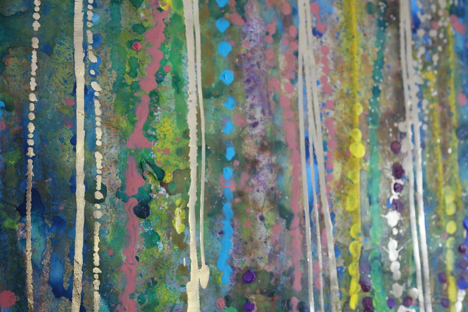 philosophy with stripes by Maria Moretti (2026) : Painting Acrylic ...