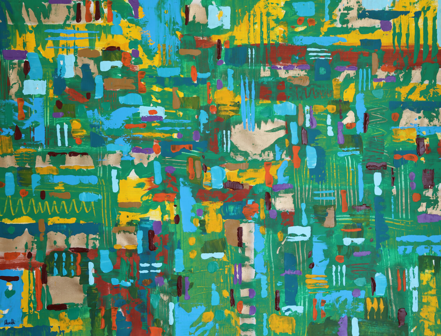 Storia pastosa by Maria Moretti (2021) : Painting Acrylic, Oil on ...