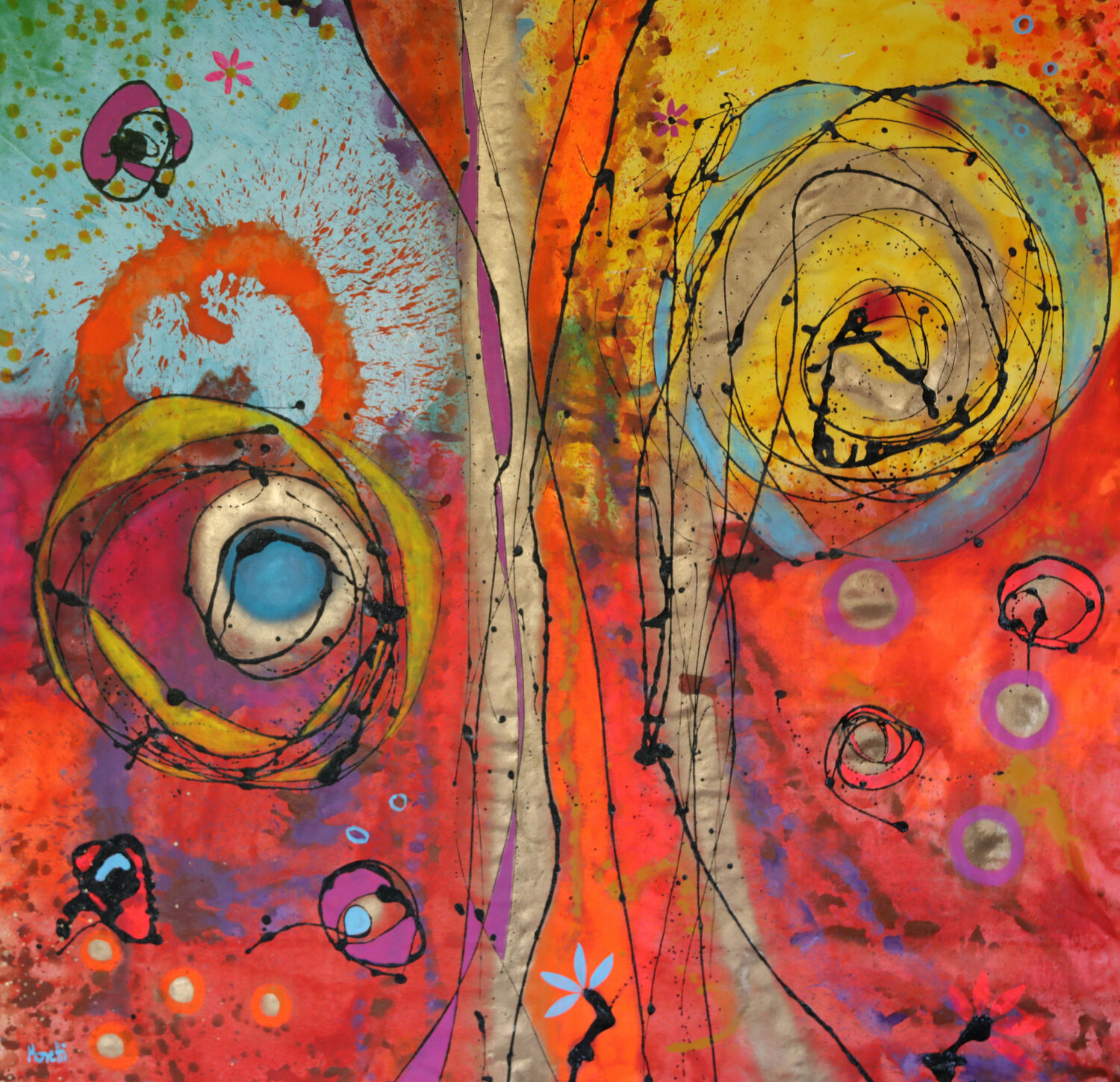 Felicity by Maria Moretti (2021) : Painting Acrylic, Oil on Canvas ...