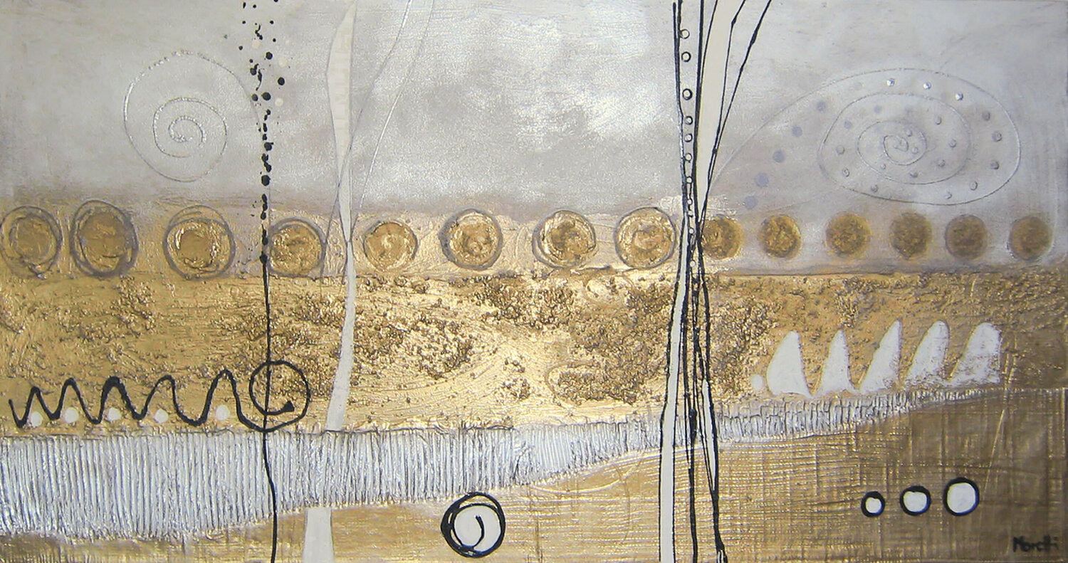 Mississippi by Maria Moretti (2020) : Painting Oil, Gilding on Canvas ...