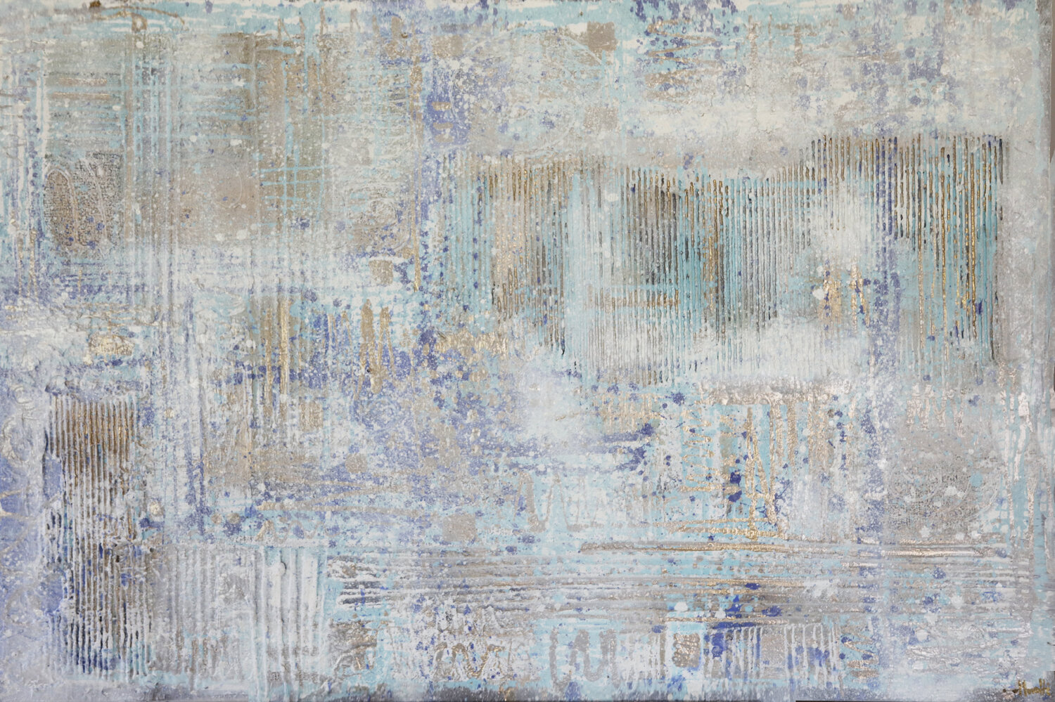 White elegance by Maria Moretti (2023) : Painting Acrylic, Oil on ...