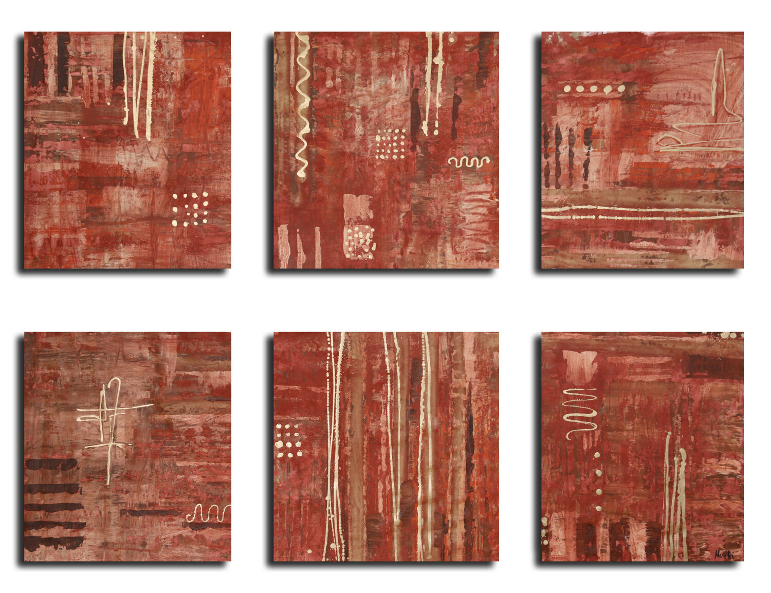 Red apache by Maria Moretti (2023) : Painting Acrylic, Oil on Canvas ...