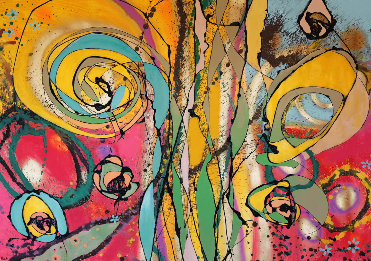 Sheharazade by Maria Moretti (2024) : Painting Oil on Canvas - Singulart