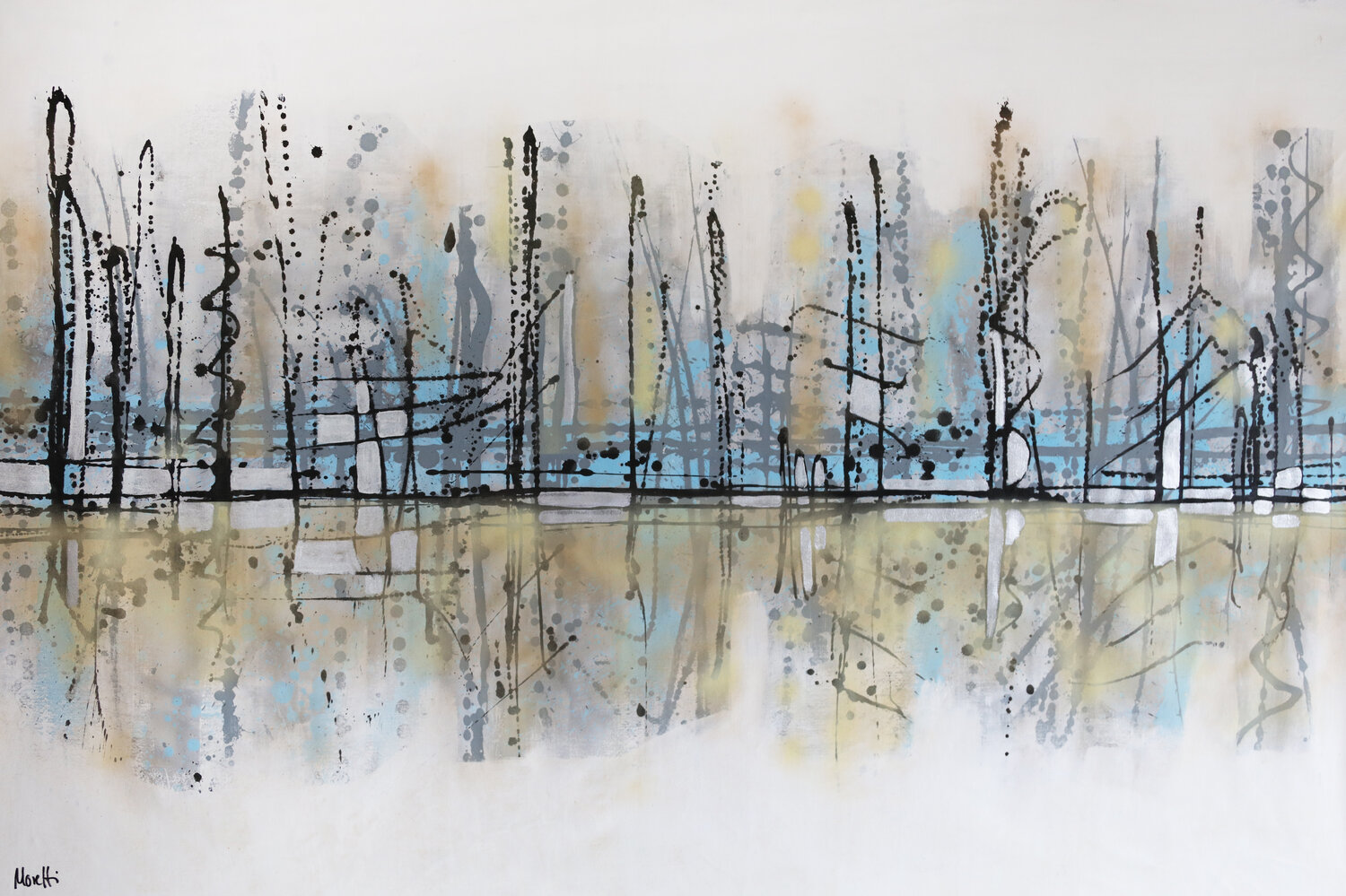 Urban legend by Maria Moretti (2024) : Painting Acrylic, Oil on Canvas ...