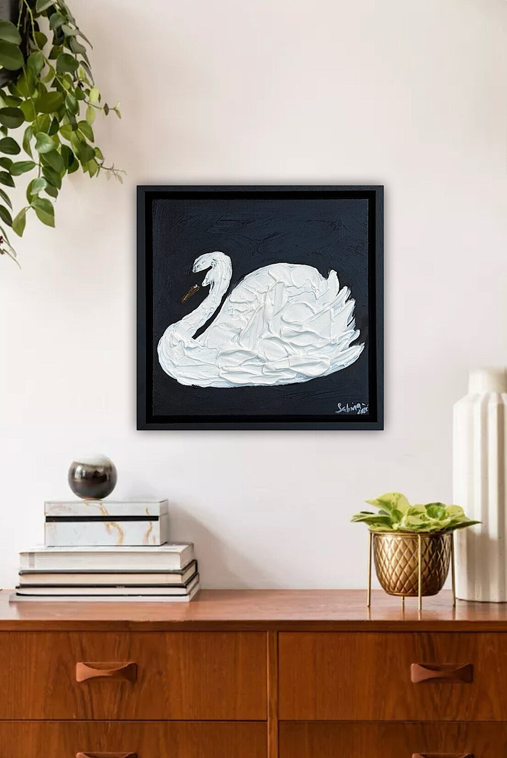 Sean lake textured oil painting by Sabina Nealon (2025) : Painting Oil ...