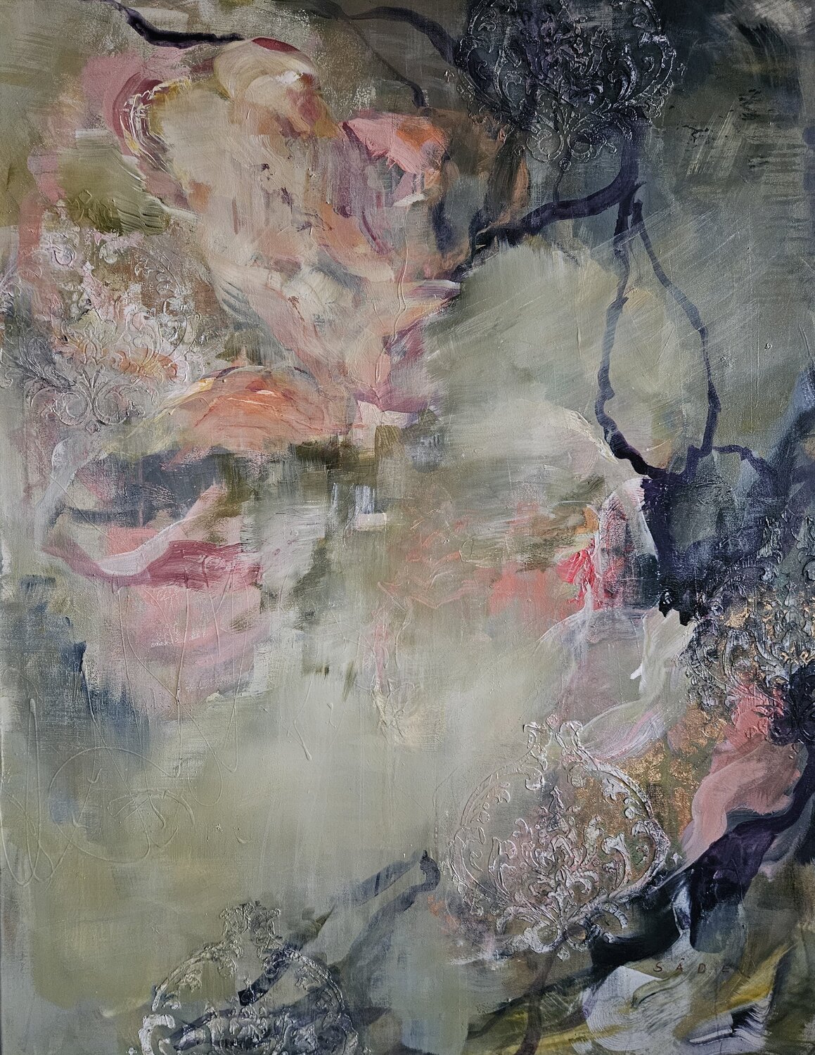 Mimicing ornaments de Säde Numminen (2024) : Peinture Acrylique sur ...