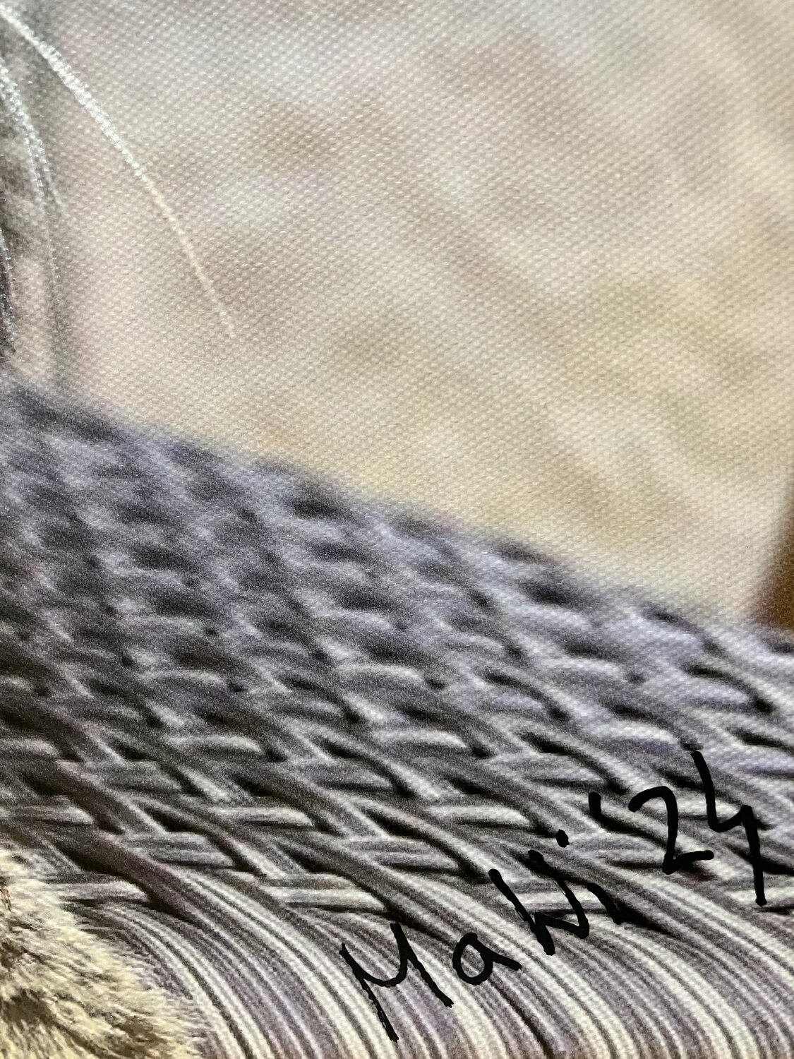 Die Katze by Marta Widowitz (2024) : Painting Acrylic on Canvas - Singulart