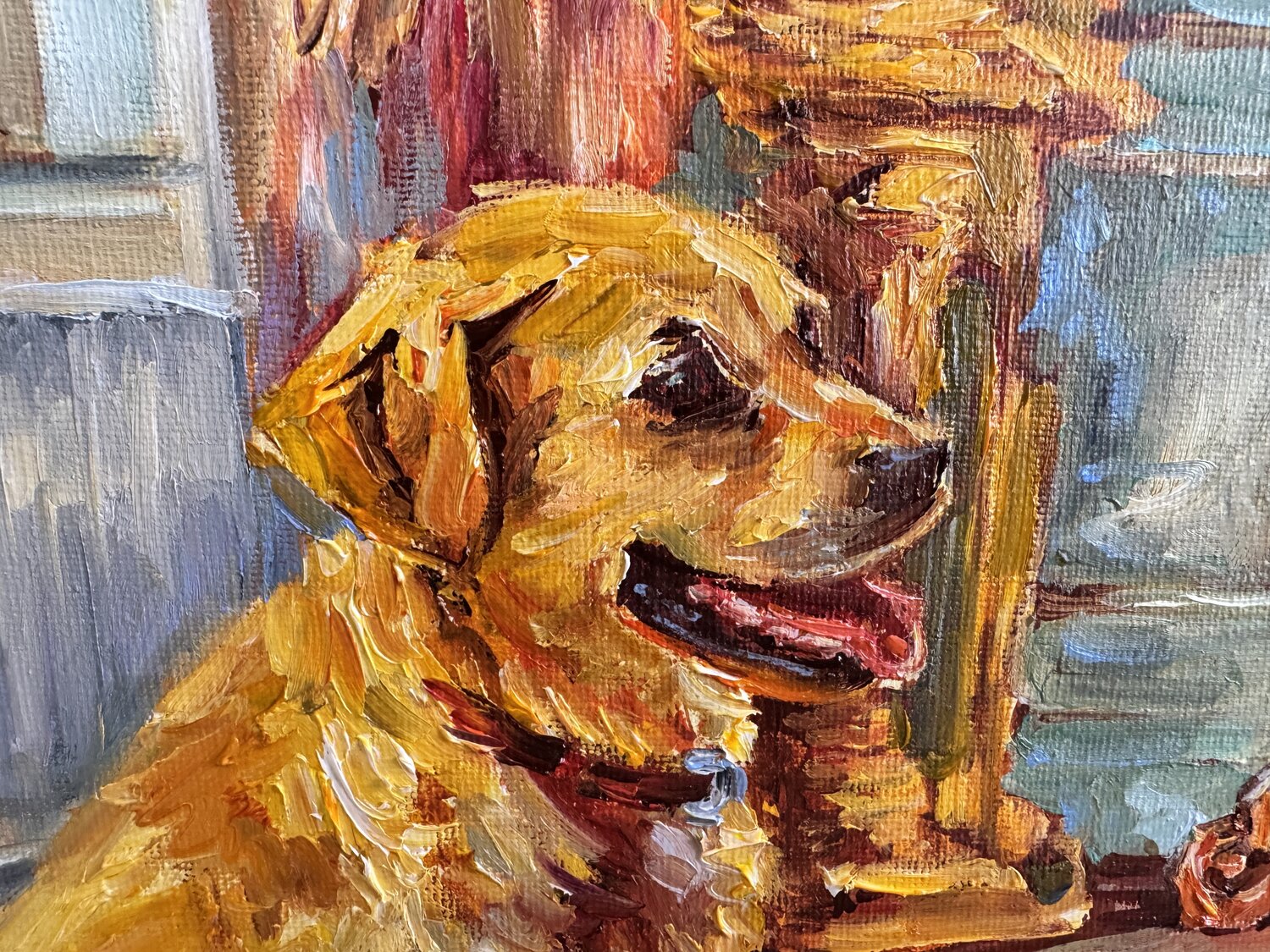 Un garçon avec son violon by Diana Malivani (2026) : Painting Oil on ...