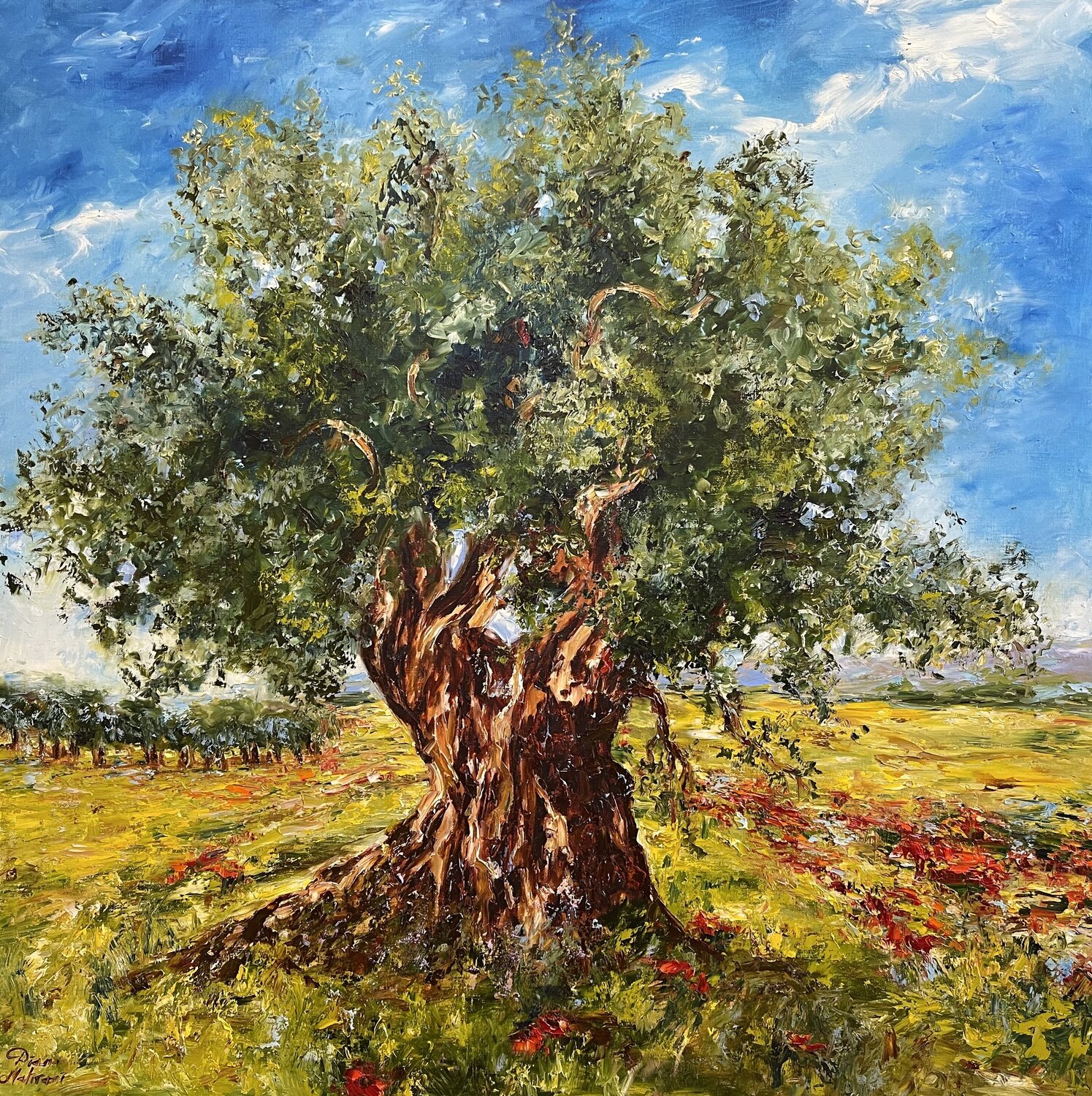 Oil Tree Paintings