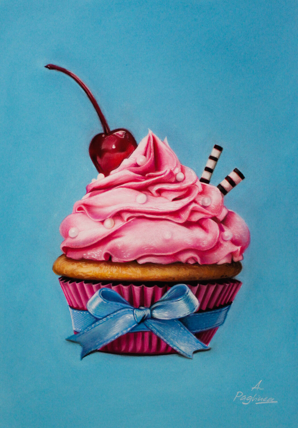Realistic Cupcake Sketch