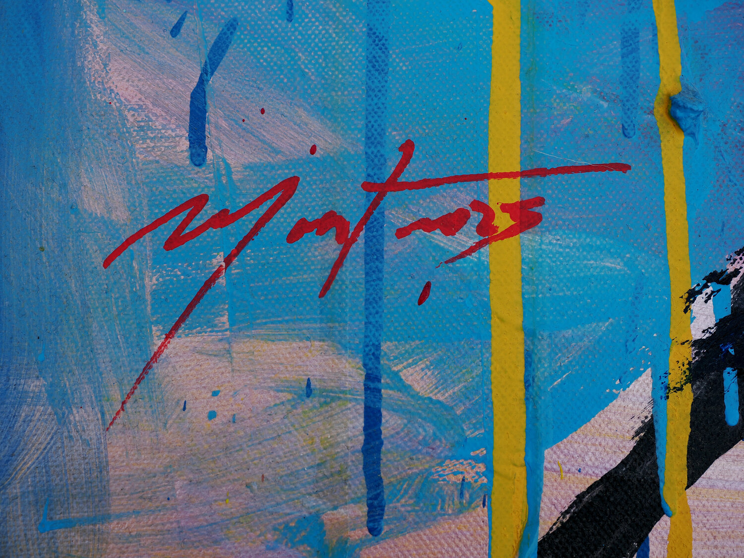 San Sebastián infinito von Ian Mont (2025): Malerei Acryl, Öl auf ...