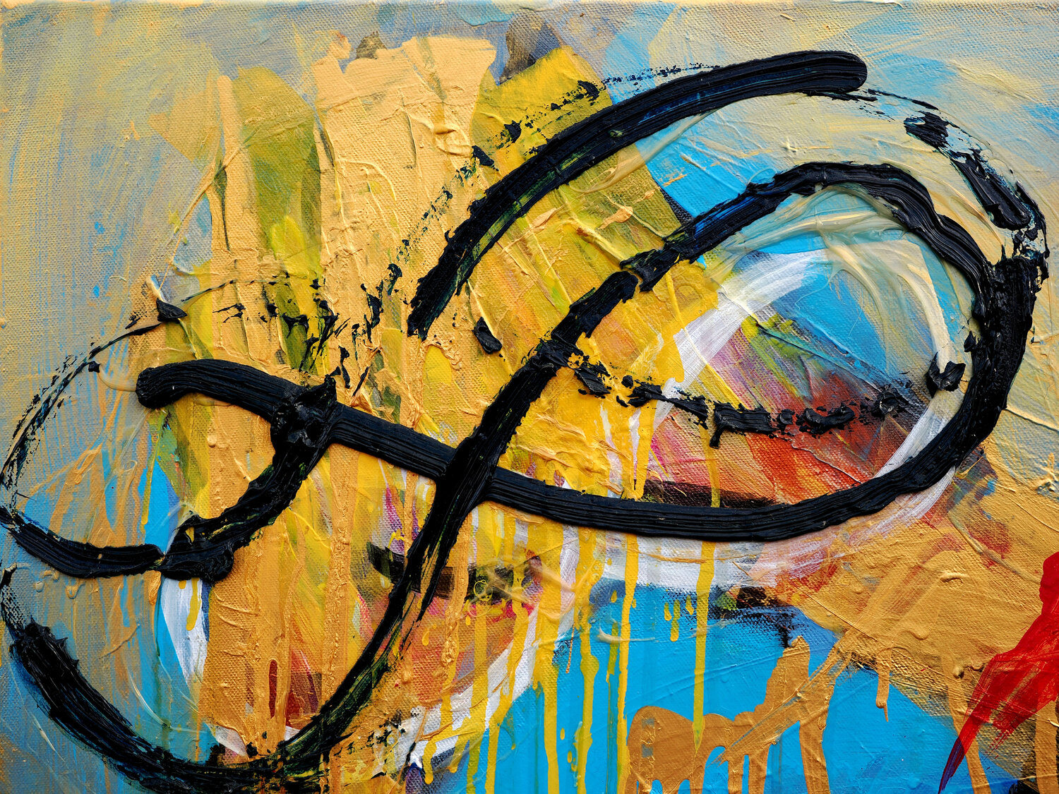 San Sebastián infinito von Ian Mont (2025): Malerei Acryl, Öl auf ...