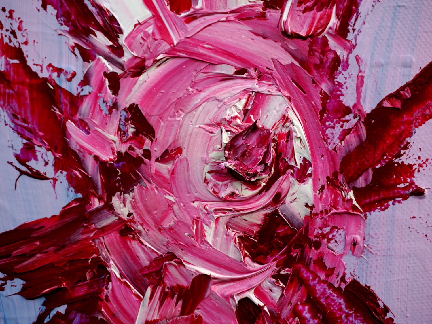 Corazón demoniaco de Jesús von Ian Mont (2025): Malerei Acryl, Öl auf ...