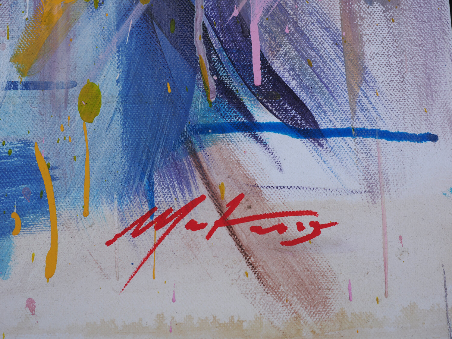 Cíclope enamorado von Ian Mont (2025): Malerei Acryl, Öl auf Leinwand ...