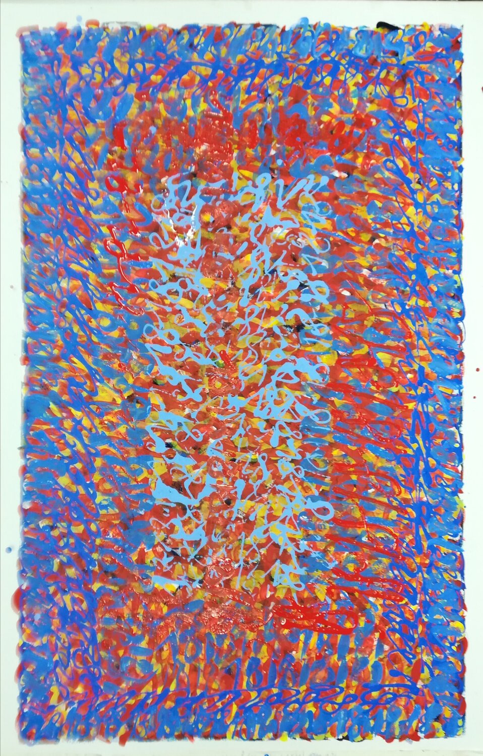 2000 "18" by Jean-Roch Focant (2018) : Painting Acrylic on Canvas ...