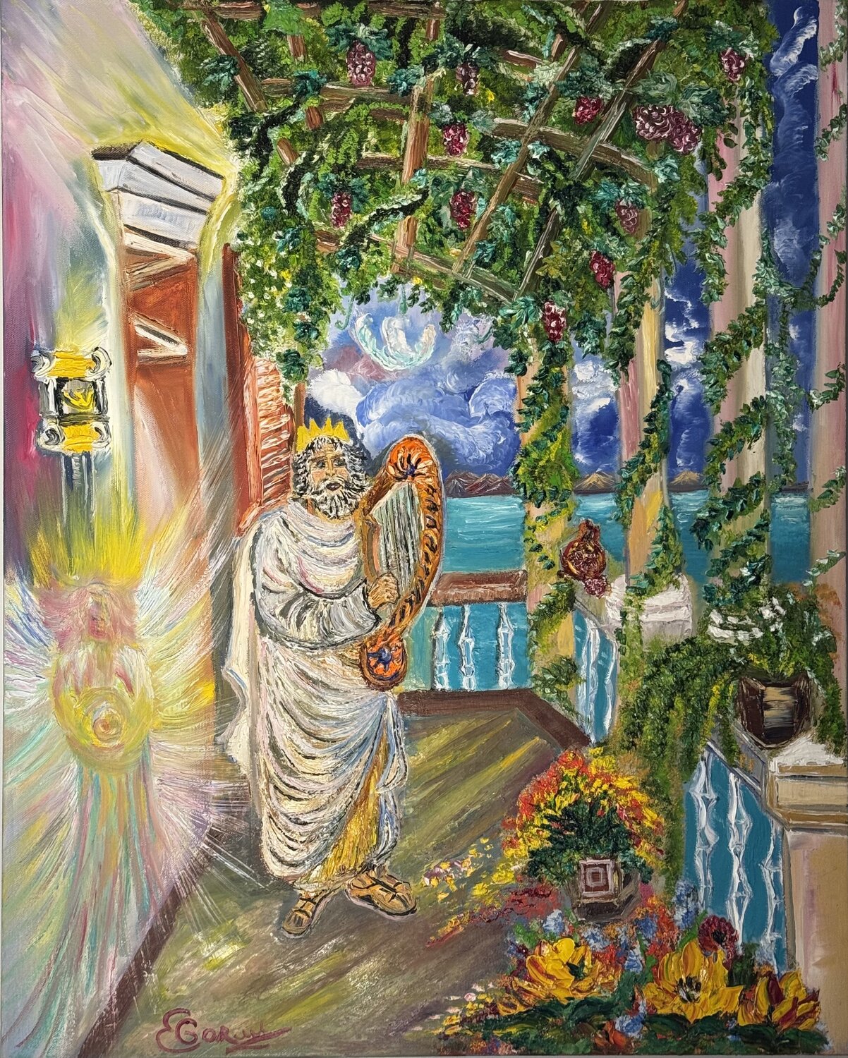 King Solomon’s Temple of Peace by Elana Gor (2025) : Painting Oil on ...