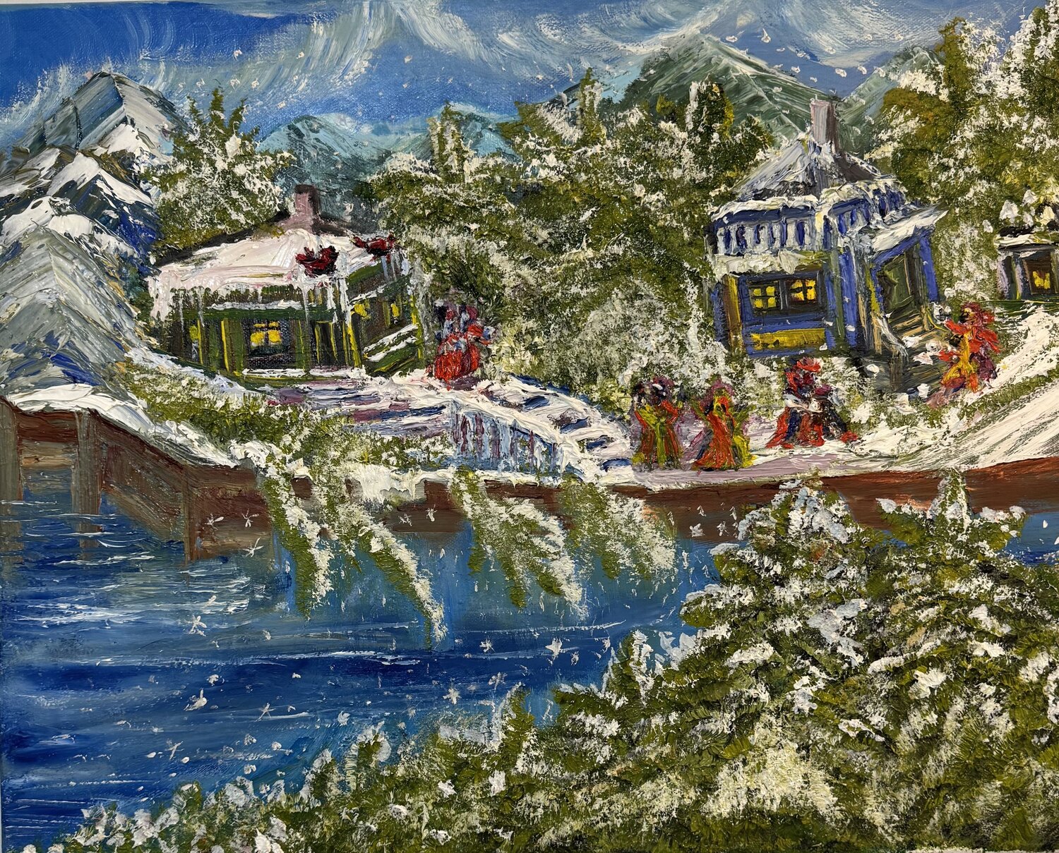 Zima de Elana Gor (2025): Pintura Óleo en Lienzo - Singulart