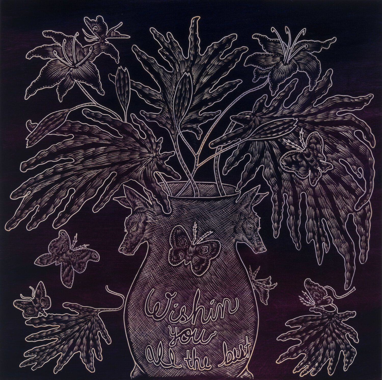 Wishin You All the Best by Richard Armendariz Ricky (2020) : Painting ...