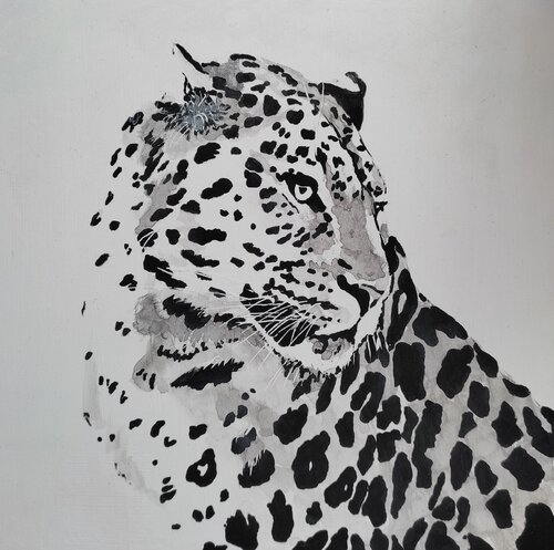 Iron Gaze by Irina Lorei (2023) : Painting Acrylic on Wood - Singulart