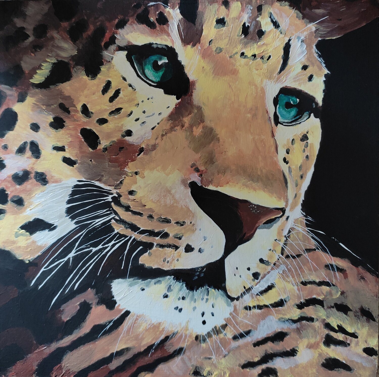 Kitty by Irina Lorei (2023) : Painting Acrylic, Epoxy on Wood - Singulart