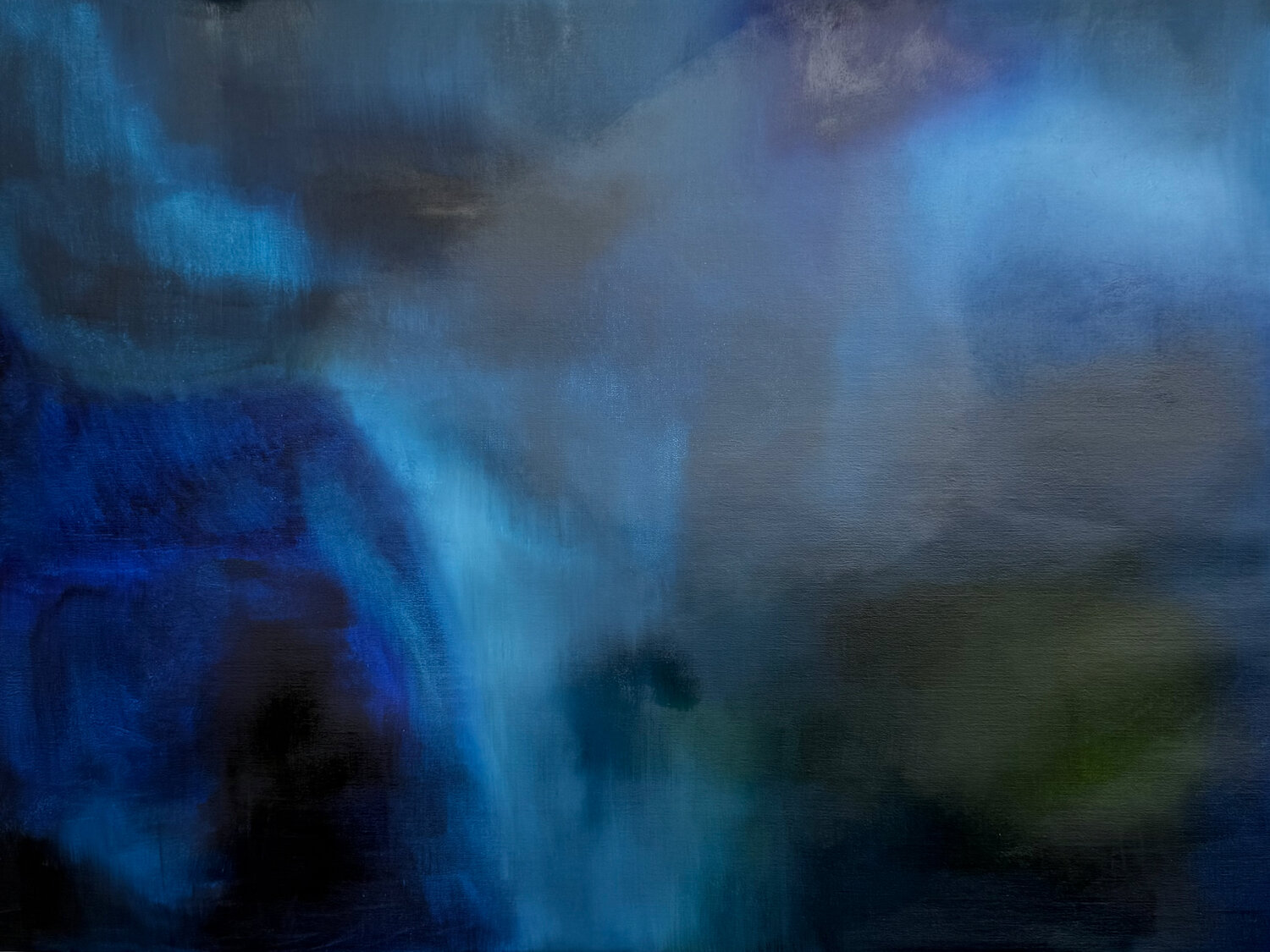 Azure in Rhapsody de Alex Z. Wang (2025): Pintura Óleo en Lienzo ...