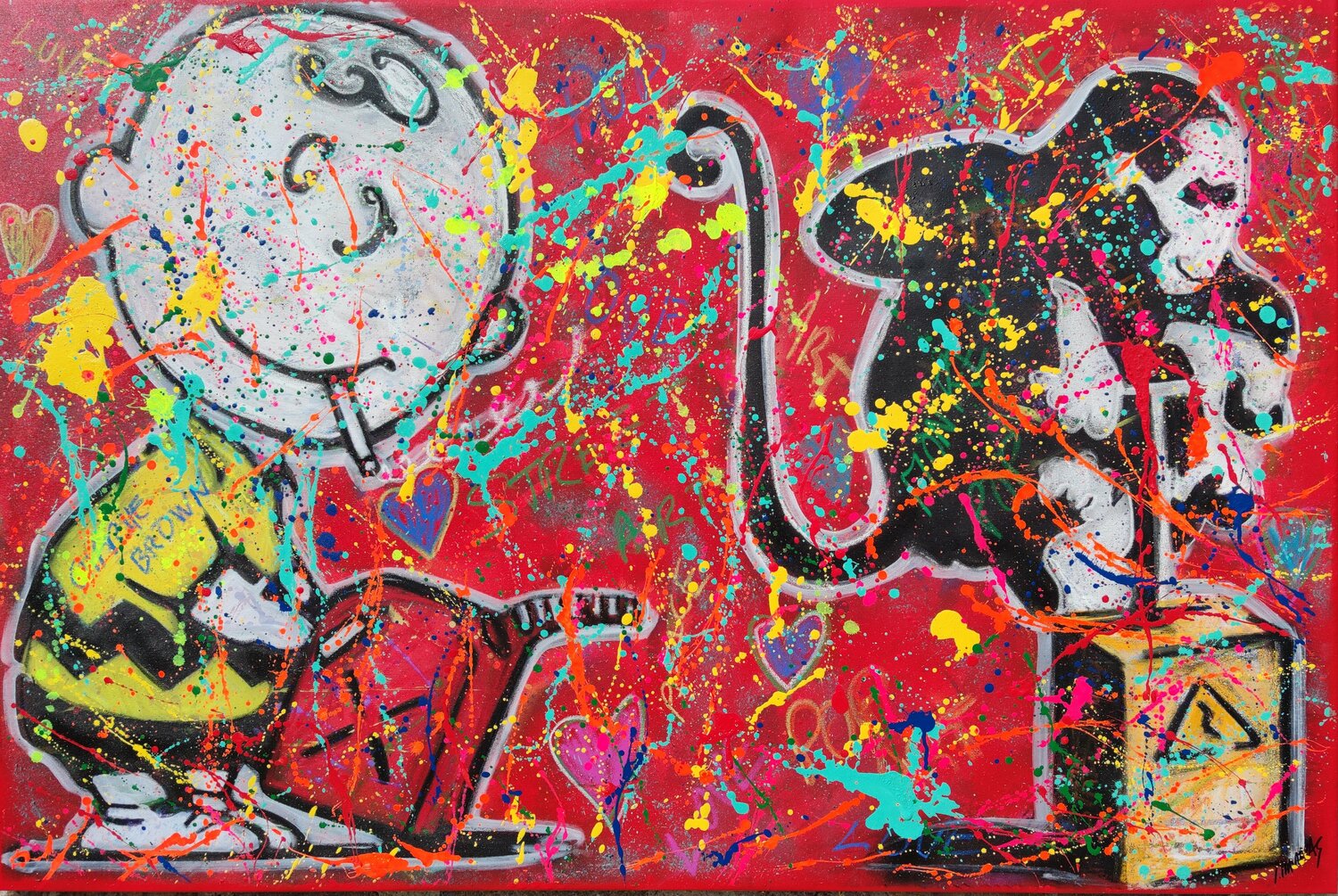 Charlie monkey pop by Joan Llaverias (2021) : Painting Acrylic on ...