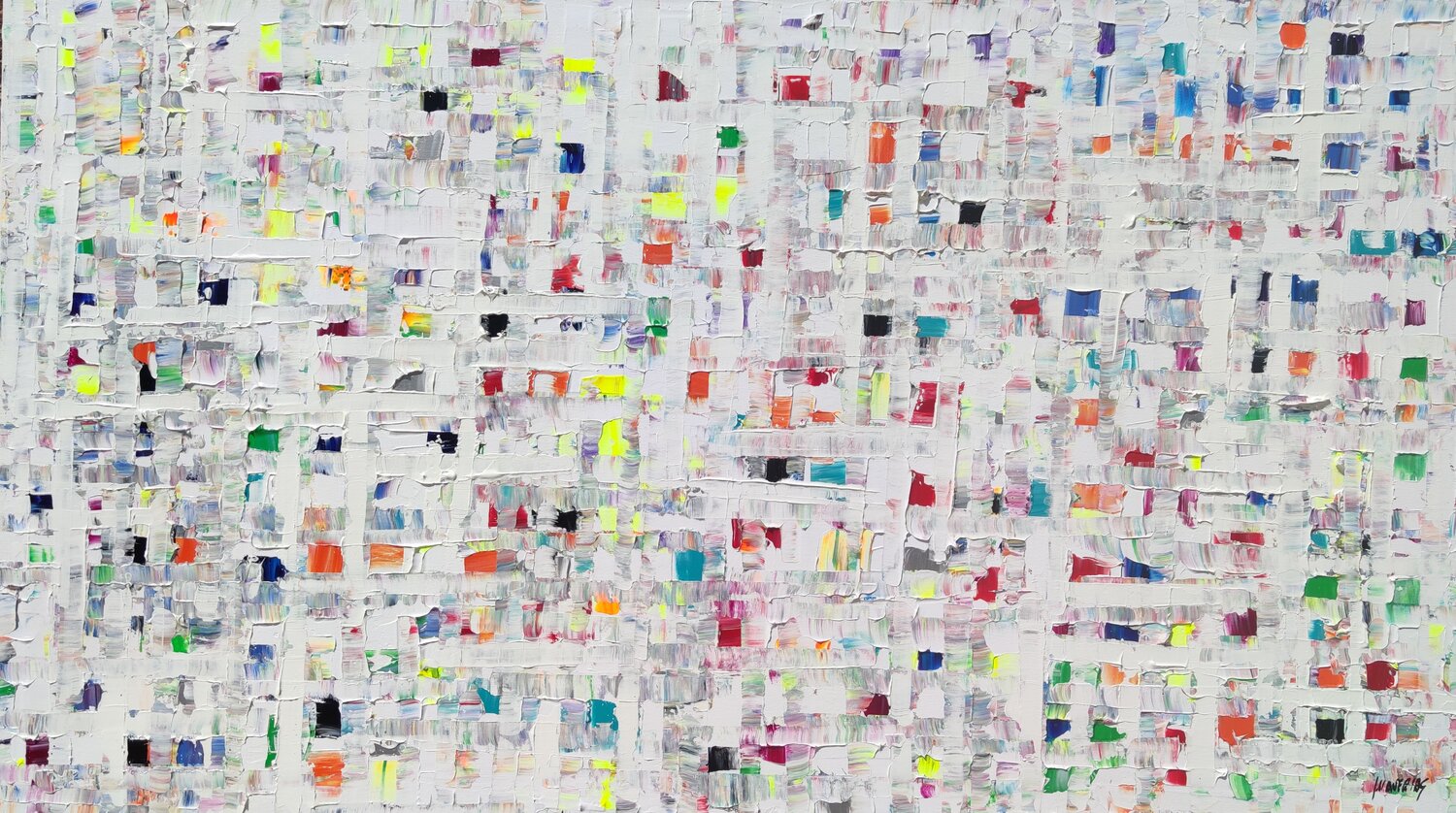 Nordik metric 1 by Joan Llaverias (2022) : Painting Acrylic on Linen ...