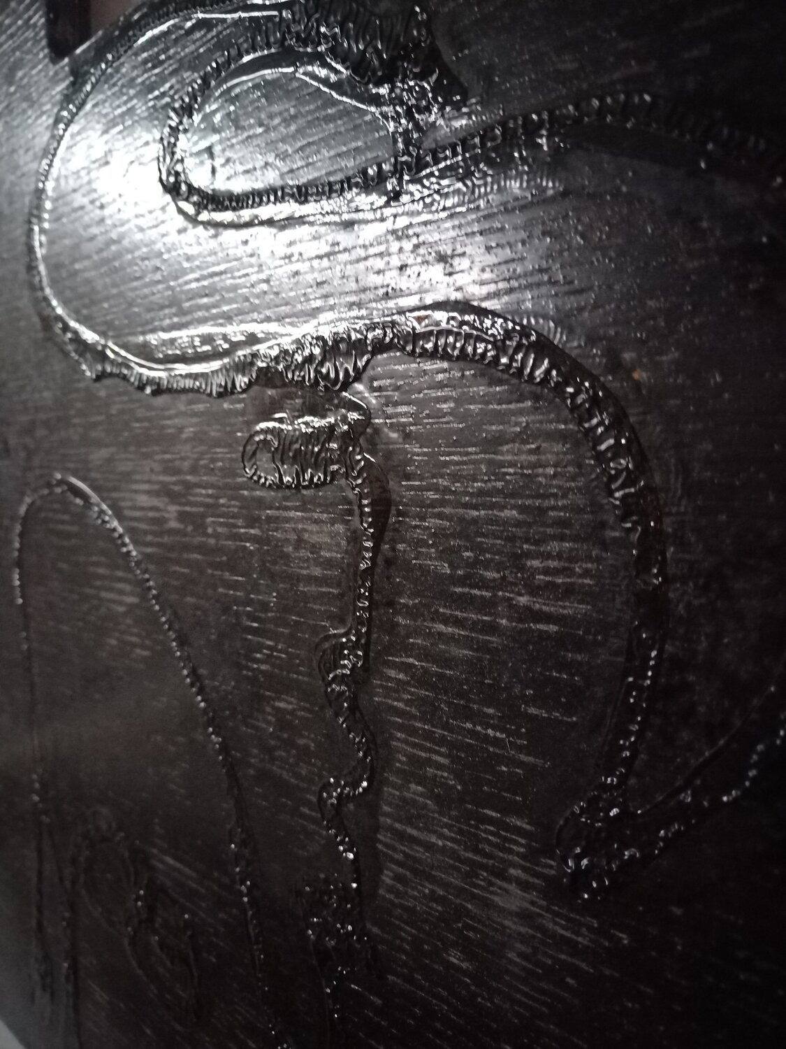 CORMO - TORO von Denise Mastel (2015): Malerei Emaille auf Holz - Singulart