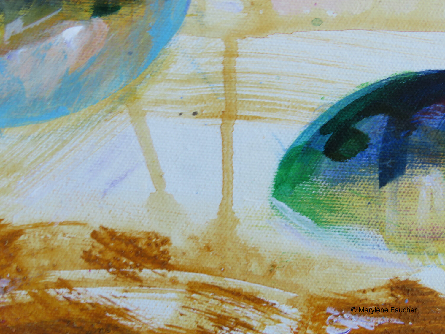 " Nouvel espace IV" door Marylene Faucher (2026) : Schilderij Acryl op ...