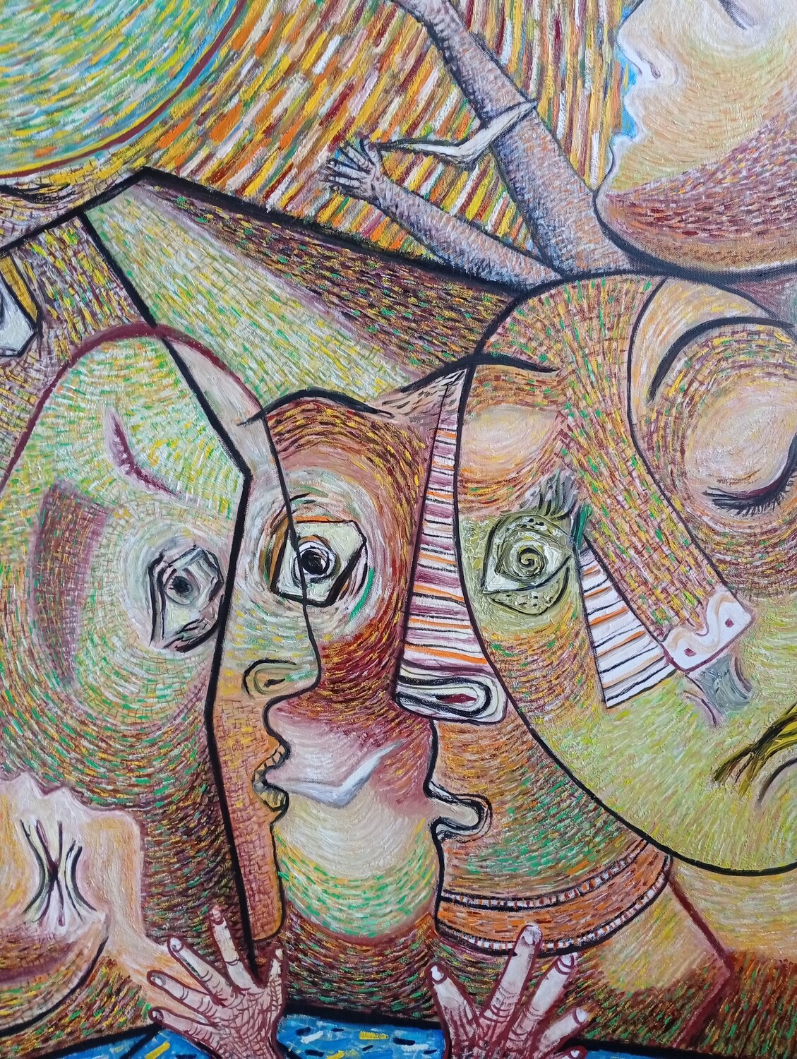 Methexis by Eric Cospi Spiliotopoulos (2026) : Painting Oil on Canvas ...