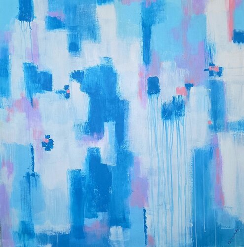 Blue Skies of Samui von Gail Morrison-Hall (2025): Malerei Acryl auf ...