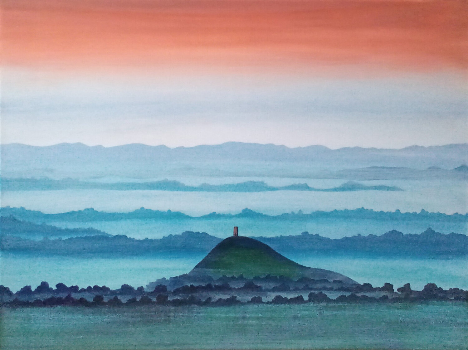 Glastonbury de Alison Adams (2024) : Peinture Acrylique sur Toile ...