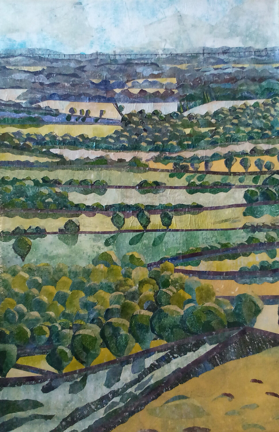 Severn Estuary door Alison Adams (2024) : Andere media Collage op ...