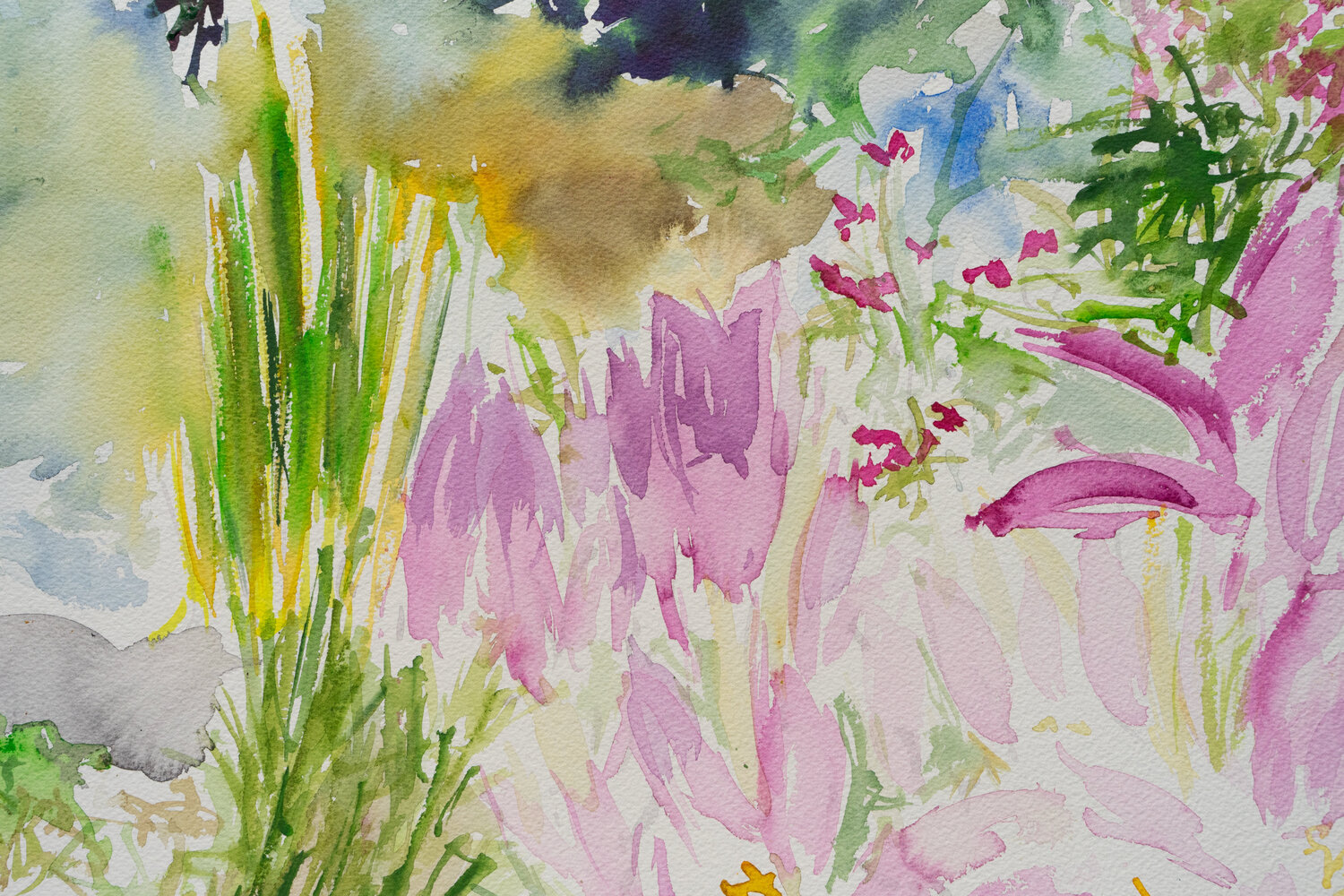 Einen Kaffee im Garten genießen by Ute Meyer (2022) : Painting ...